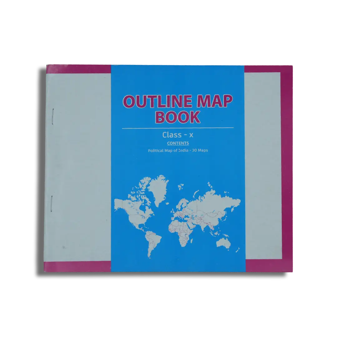Buy Map Booklet for Class 10 | Political Map of India (30 Maps)