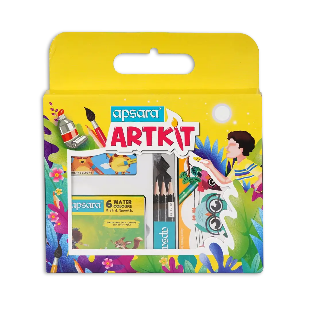 Buy Apsara Art Kit | Complete Drawing & Colouring Set for Kids and Artists