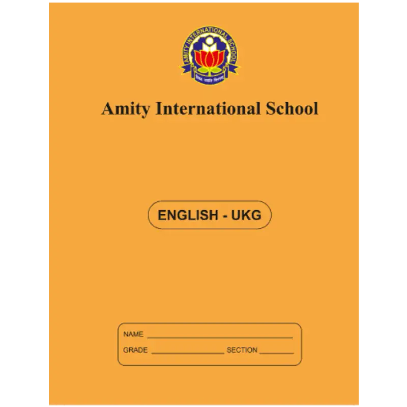Preset Notebook English - UKG | Alphabet Writing Practice Book