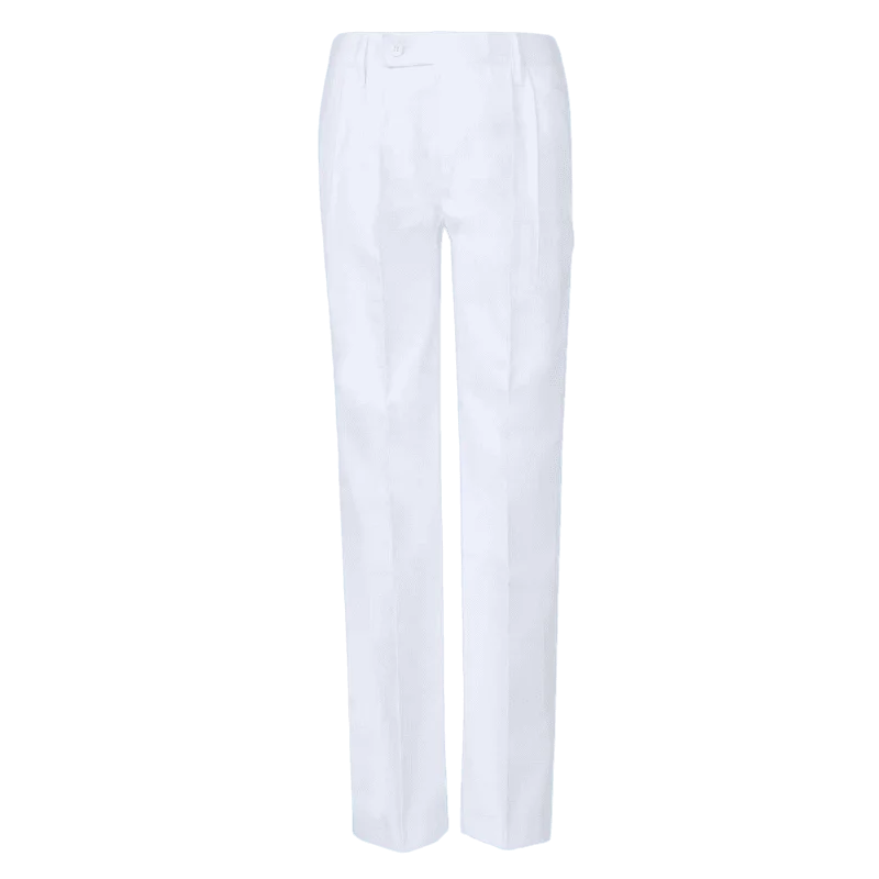 Amity Boys White Summer Trousers – Elastic Waist School Uniform ...